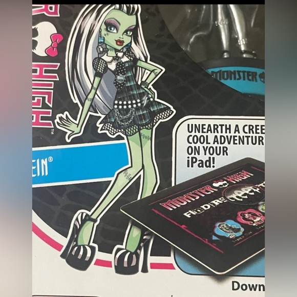 Radica | Toys | Monster High Frankie Stein Apptivity Doll 22 W Card ...